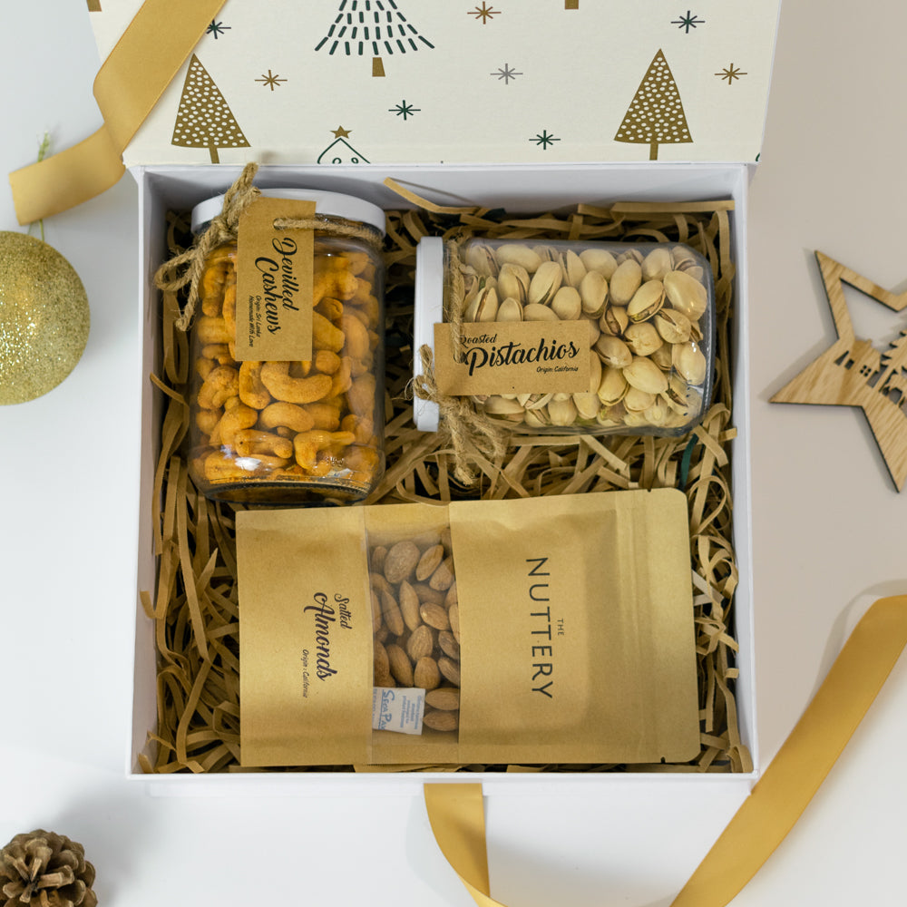Just Nuts Gift box | Premium Gift Hamper | Nutty Gift Box – The Nuttery