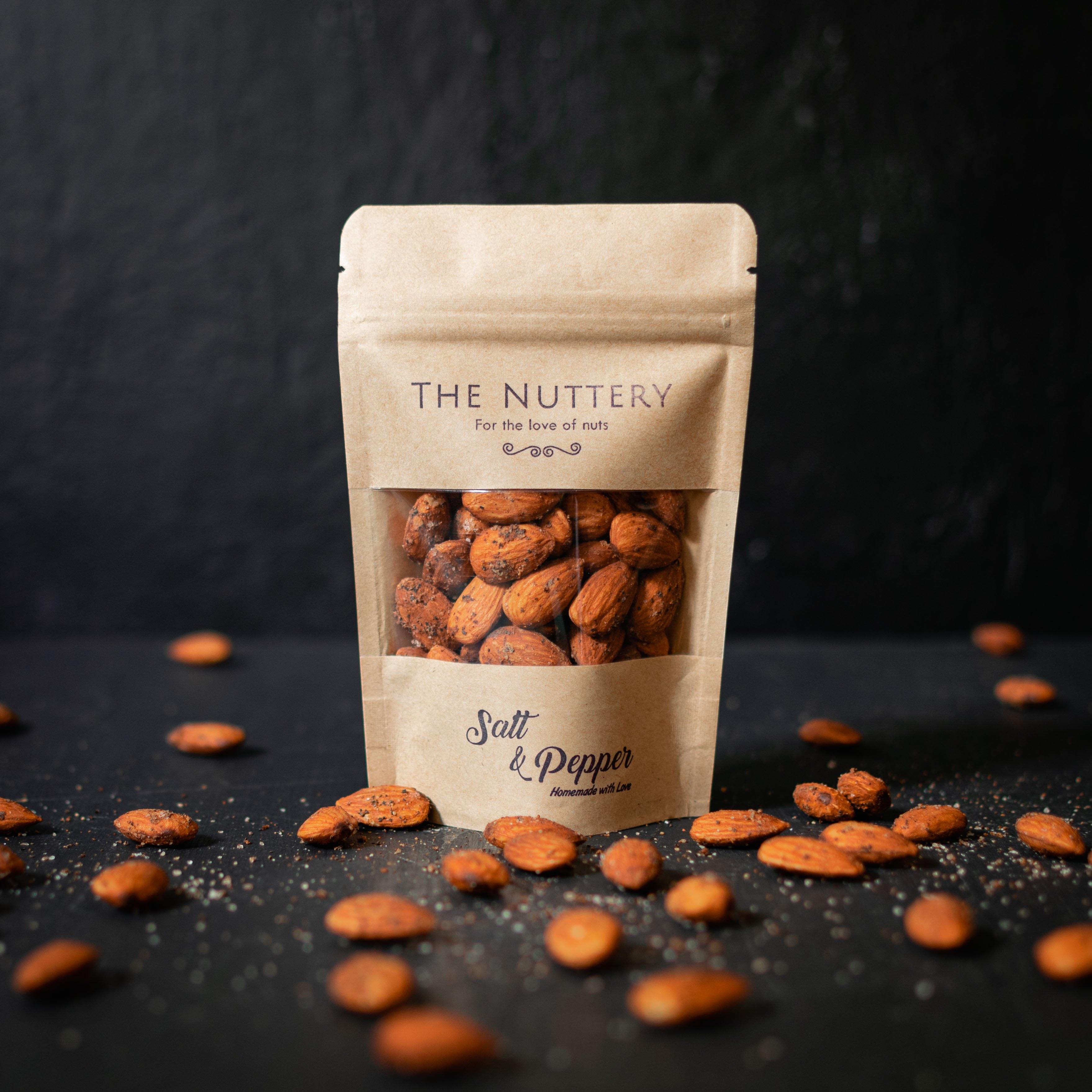 Salt & Pepper Almonds | California Almonds | Guilt Free Snack – The Nuttery
